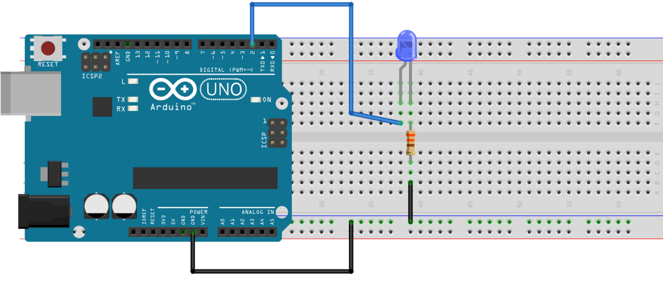 Programação Led Pisca Onoff Com Arduino Uno Robotparts